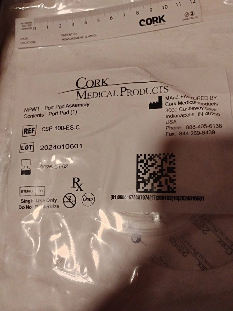 Cork Medical - Port Pad Assembly - CSP-100-ES-C - PKG of 10 pcs ...